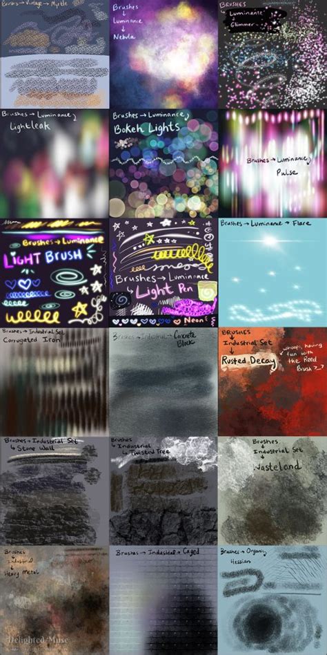 Trying Every Procreate Default Brush Test All The Brushes Delighted Muse