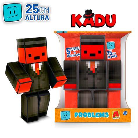 Boneco Kadu Problems Pequeno 25cm Algazarra Curta Loja Produtos