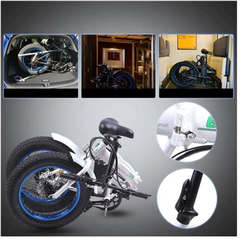 Fat Tire Portable And Folding Electric Bike Ecotric All Around E Bikes