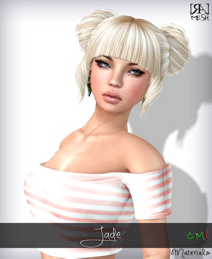 Second Life Marketplace Ra Jade Hair Demo