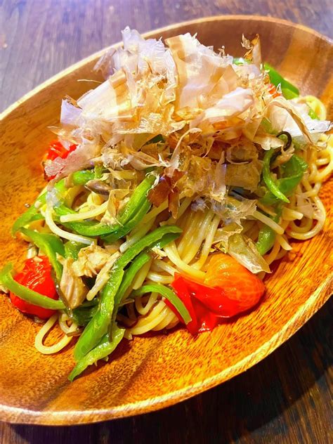 ツナとピーマンのポン酢パスタ By 涼風（ryofoo） 【クックパッド】 簡単おいしいみんなのレシピが396万品