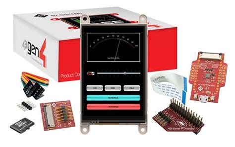 3 5 gen4 lcd pack for raspberry pi with gen4 ulcd 35dct clb 4d serial