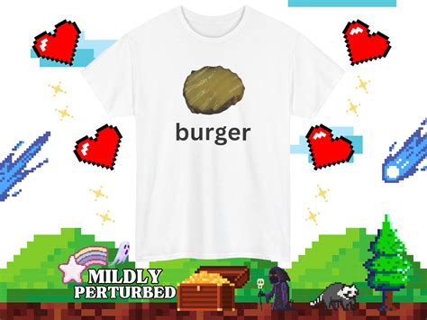 Burger Pickle Funny Meme T Shirt Ironic Gen Z Meme Oddly Specific
