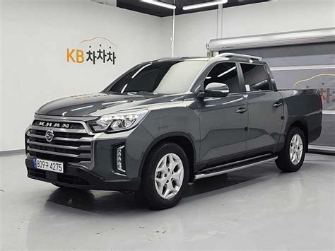 Kg모빌리티쌍용 더 뉴 렉스턴 스포츠 칸 디젤 22 4wd 프레스티지