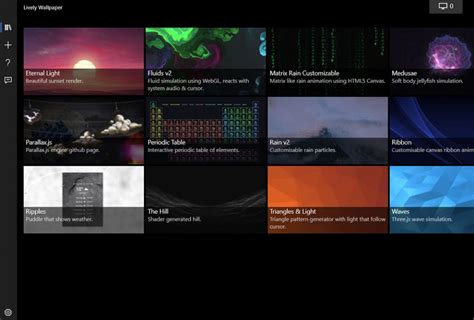 Lively Wallpaper Windows 10 обои