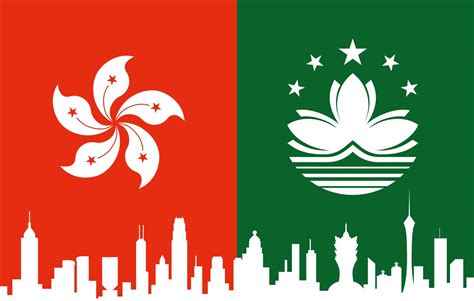 hong kong and macau if they united hong kong macau r flags
