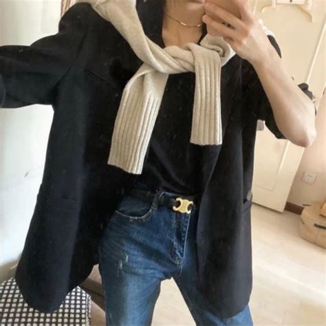 Womens Celine Triomphe Belt Celine Fashion How To Wear