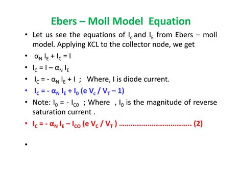 Ebers Moll Model Ppt Compatibility Mode Pdf