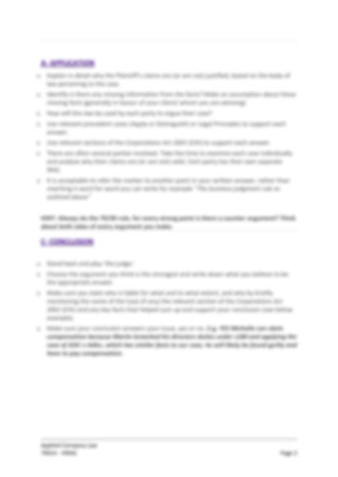 SOLUTION 79014 Applied Company Law Hirac Checklist Studypool
