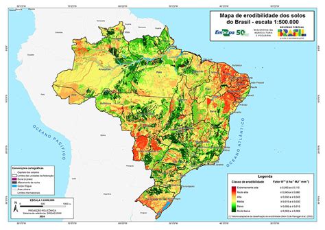Pesquisadores Disponibilizam Novo Mapa De Erodibilidade Dos Solos Do Brasil