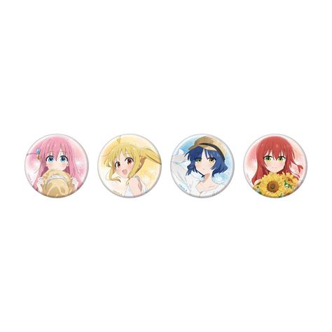 Bocchi The Rock Random Hologram Can Badge 4 Types In Total Tokyo