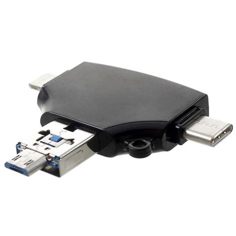 Lettore Scheda MicroSD SD Multifunzione 4 In 1