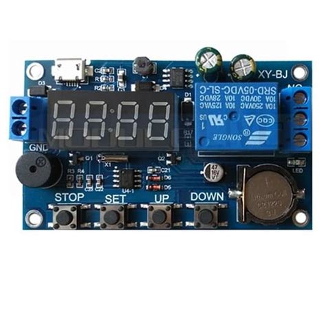 Jual Original Delay Timer 4d 4ts Real Time Timing Switch Relay Module