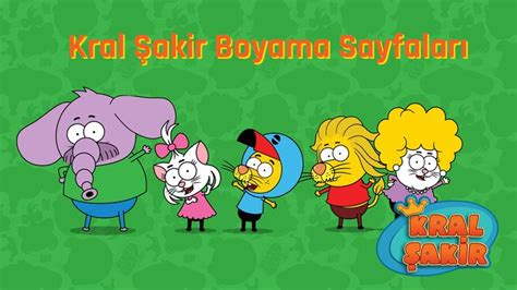 Çocukların ve çocuk kalpli yetişkinlerin sevgilisi Kral Şakir şimdi boyama sayfalarıyla hayat