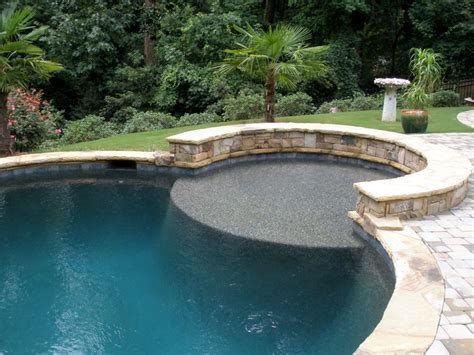 Do Not Forget The Tanning Ledge When Designing Your Pool Pool Built By AquaRama Pools Spas