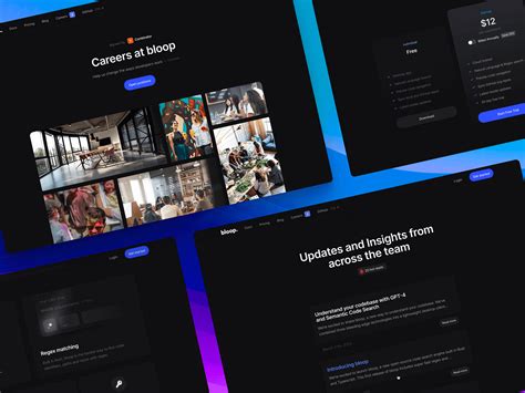bloop website design by vasile labici on dribbble