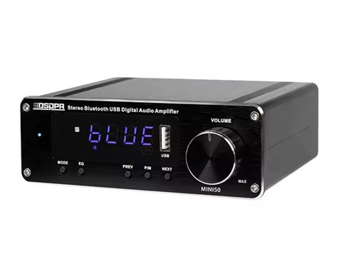 Dsppa Mini50 ️ Портативный стерео усилитель с Bluetooth в Алматы