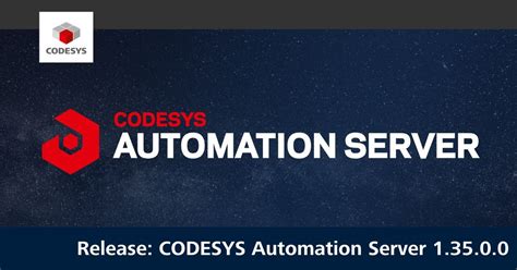 Codesys Group On Linkedin 🚀 New Codesys Automation Server Version Released 🚀 To Round Off The