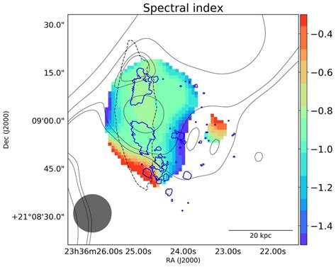 Spectral Index Left And Error Right Maps For 0144 14 Ghz Top