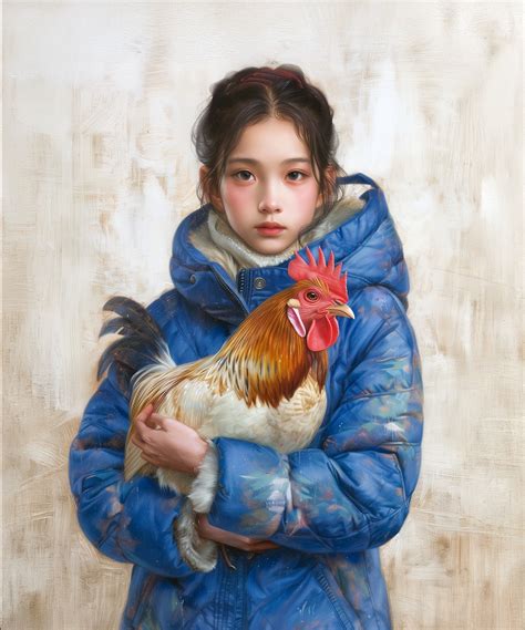 Ai产生的 女孩 公鸡 Pixabay上的免费图片 Pixabay