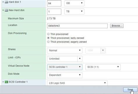 Insufficient Disk Space On Datastore Rvmware