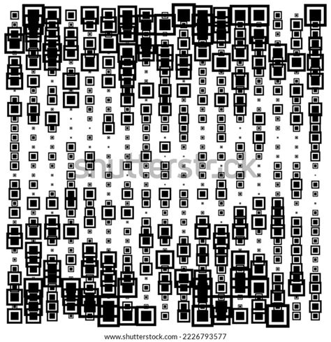 Squares Halftone Gradient Random Pattern Background Stock Vector