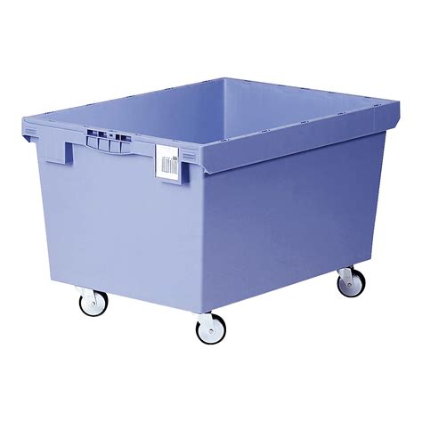 Reusable Container With Castors Bito With Rubber Swivel Castors Kaiserkraft