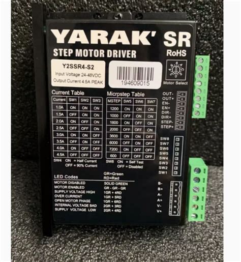 Yarak Step Motor Driver Y2sd2 S1 Y2sd2 S2 Y2ssr4 S1 Y2ssr4 S2 Y2sd2 S1 Jjc Y3ssr8 Y3sd3 Y2sd3
