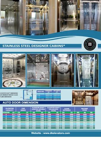 Dk Elevators Half Vision Automatic Glass Elevator Max Persons 8 Persons At Best Price In New Delhi