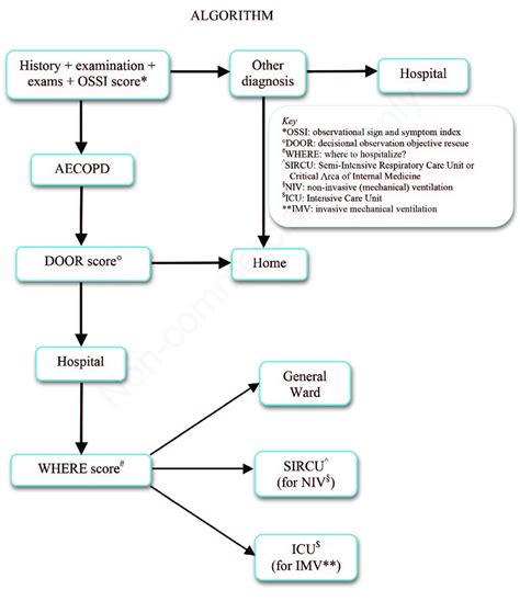 Algorithm Of Patients With Suspected Acute Exacerbation Of Chronic Download Scientific Diagram