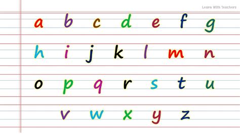 Abcd Small Letter Small Letter Abc Writing Small Abcd Small Alphabets Youtube