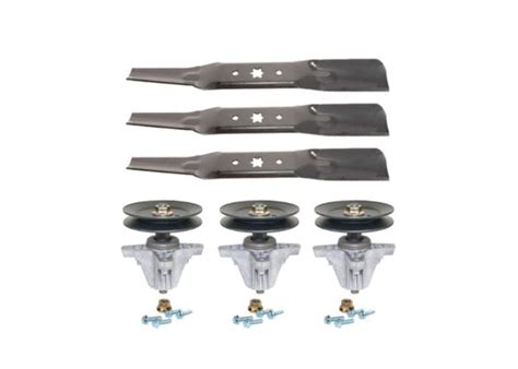 Snapper Sz2454 54 Zero Turn Mower Deck Spindle Assembly And Blade Kit Mowerdeckpartsplus