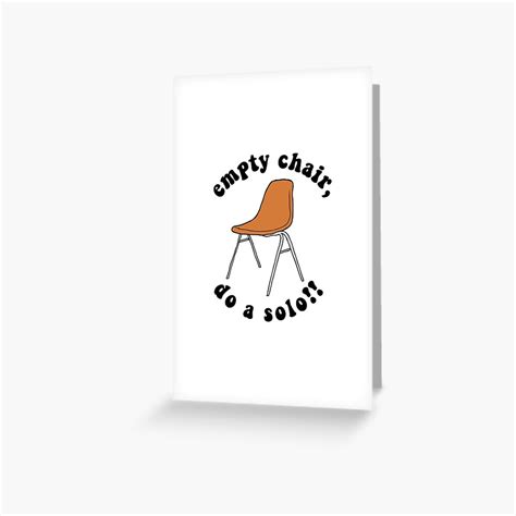 Dance Moms Empty Chair Do A Solo Greeting Card By Gabbyafloyd