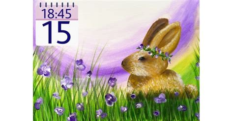 Рисуване и вино Великденско зайче