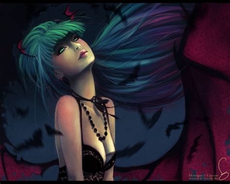 1080p Girl Girls X Art Morrigan Devil Hot Darkstalkers