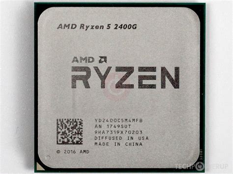 AMD Ryzen 5 2400G Specs | TechPowerUp CPU Database