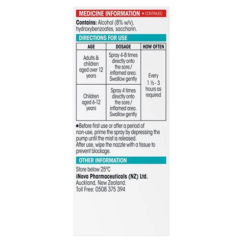 Buy Difflam Sore Throat Spray 30ml Online At Chemist Warehouse®