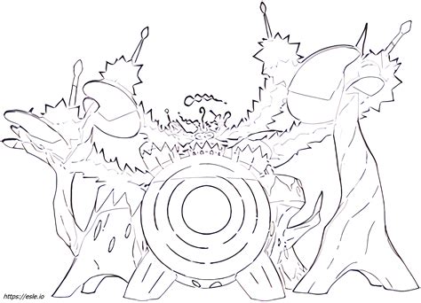 Rillaboom Gmax Pokémon Mewarnai Gambar