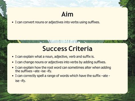 MAKING NOUNS AND ADJECTIVES TO VERBS SUFFIX Pptx