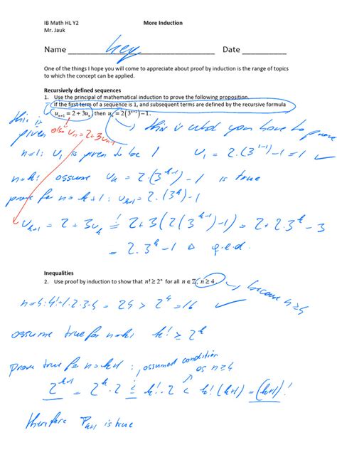 60b2ce00 Lesson 54 More Induction Key Pdf Mathematics Mathematical Logic