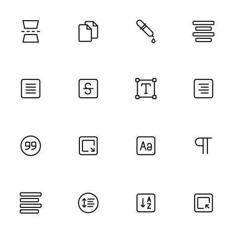 32 Text Editor Icons
