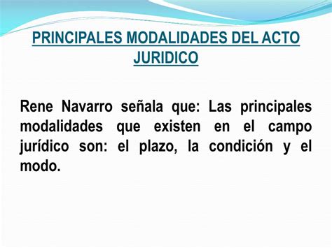 Ppt Las Modalidades Del Acto Juridico Powerpoint Presentation Free