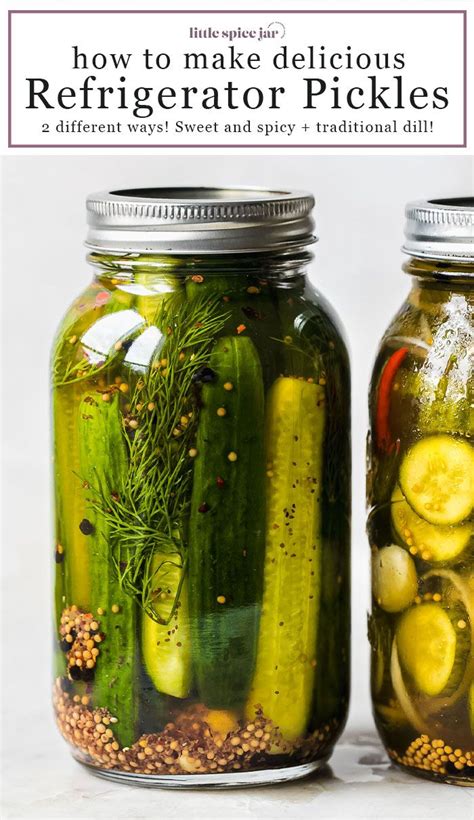 Spicy Garlic Dill Refrigerator Pickles Recipe