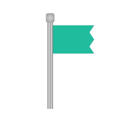 Bandera Ilustrada Vector Premium