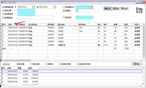 采购单列表采购管理巨灵鸟erp教程 巨灵鸟