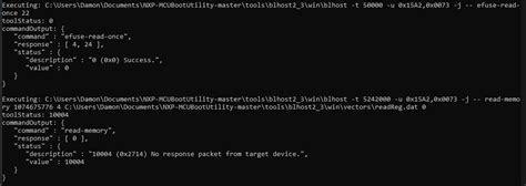 solved i mx rt1176 burn efuses flexram now no flash communication