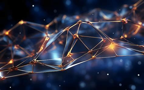 Premium AI Image Structural Connection Of Information Data
