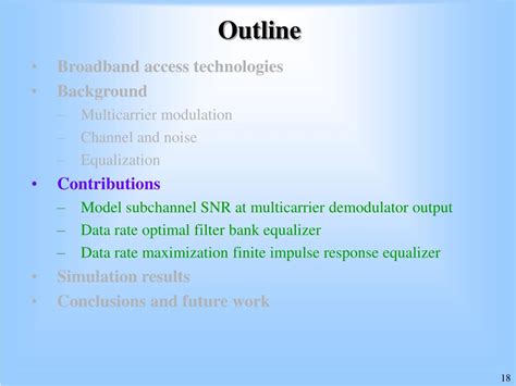 Ppt Maximizing Data Rate Of Discrete Multitone Systems Using Time Domain Equalization Design