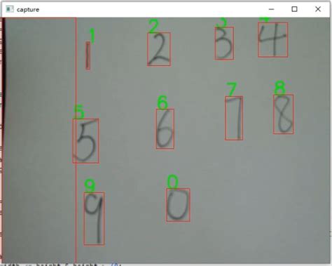 A176基于Python OpenCV k NN算法实现视频识别手写数字 字符识别 索炜达电子