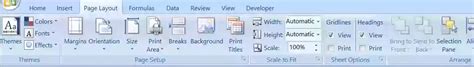 Excel Page Layout Tab In Hindi Newexcelworld
